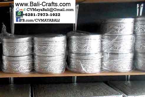 Aluminium Candy Box Round From Bali Indonesia – Bali-Crafts.com
