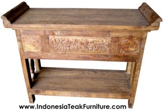 Reclaimed Teak Console Table Bali Indonesia – Bali-Crafts.com
