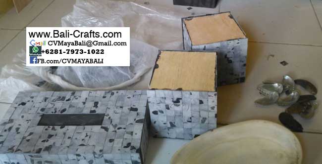 Sea Shell Tissue Box Bali Indonesia – Bali-Crafts.com